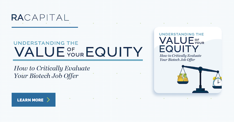 RA Capital | Understanding the Value of Your Equity